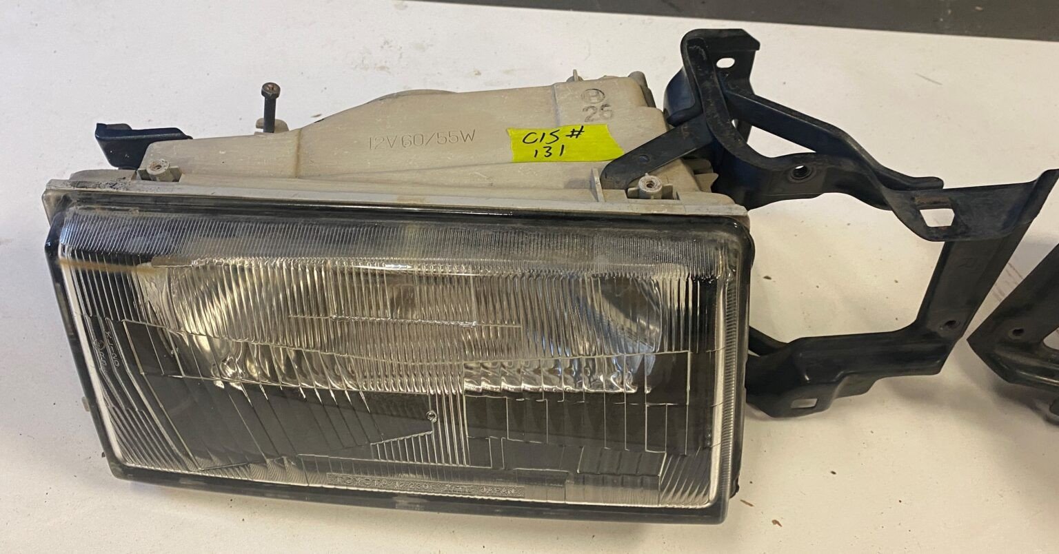 Toyota AE86 Genuine Headlights With Fog Brackets – Just JDM Imports